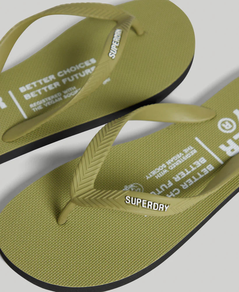 Superdry Studios Vegan Flip Flops | Going Green – LIFE FOR MEN