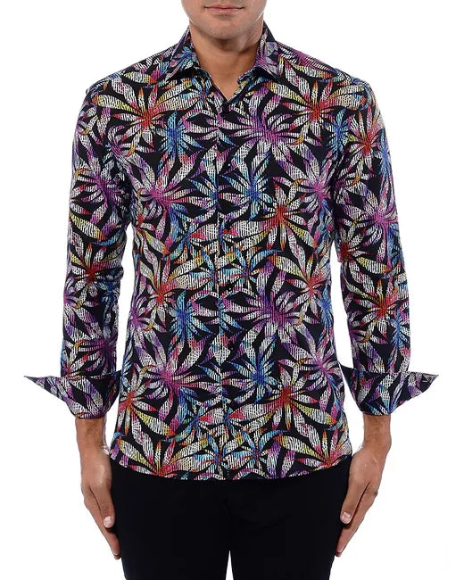 Bertigo Ernesto Long Sleeve Shirt | Multi – LIFE FOR MEN