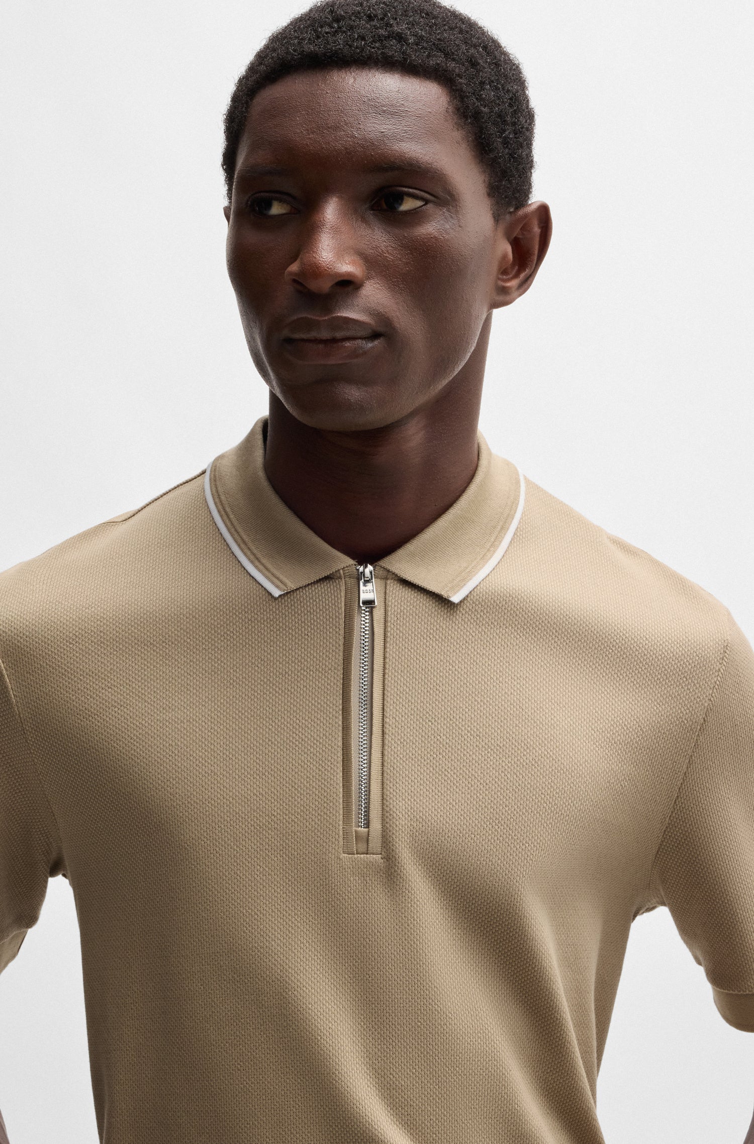 BOSS Paras Polo | Light Beige – LIFE FOR MEN