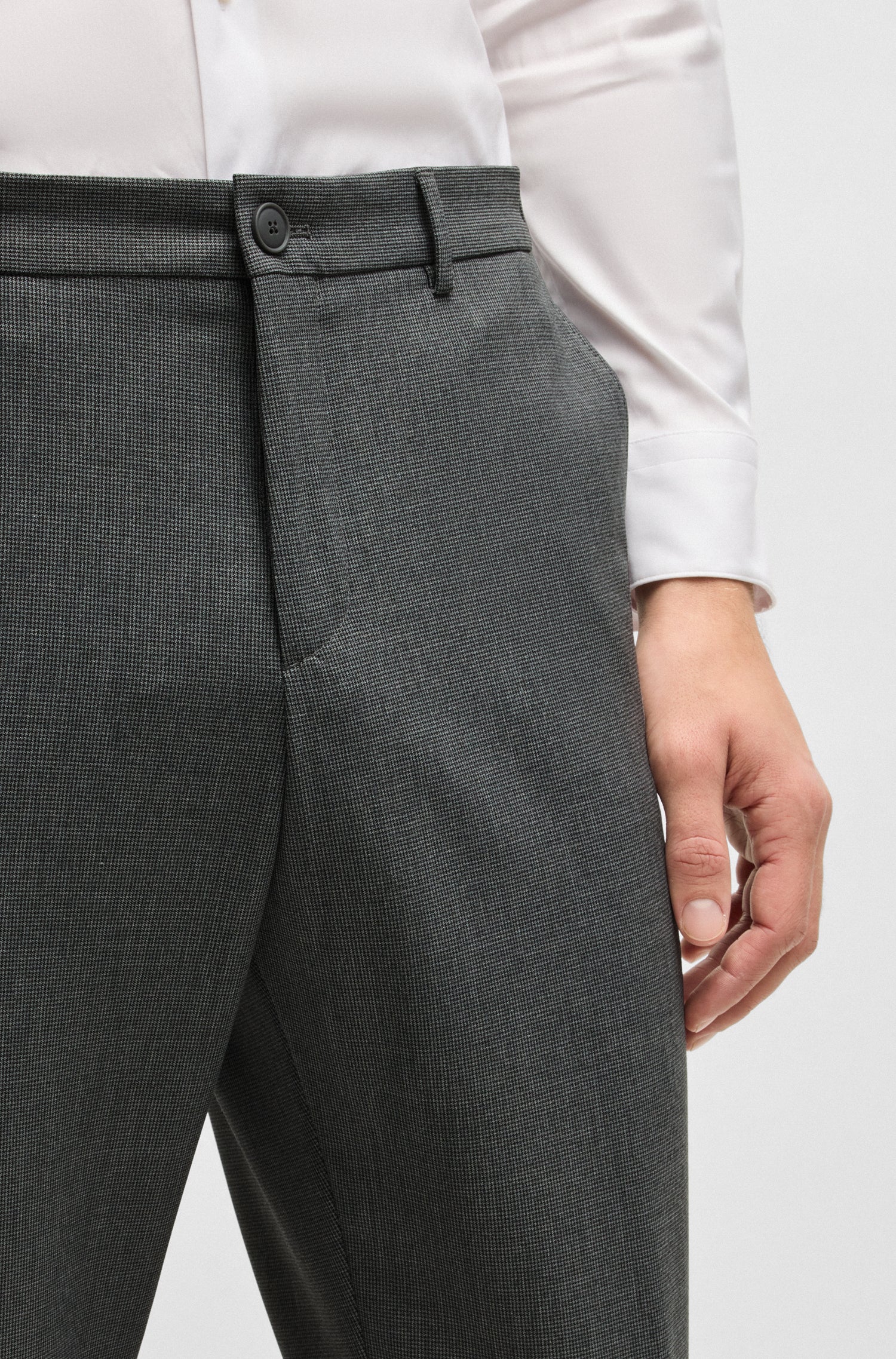 BOSS Genius Trousers | Medium Grey – LIFE FOR MEN