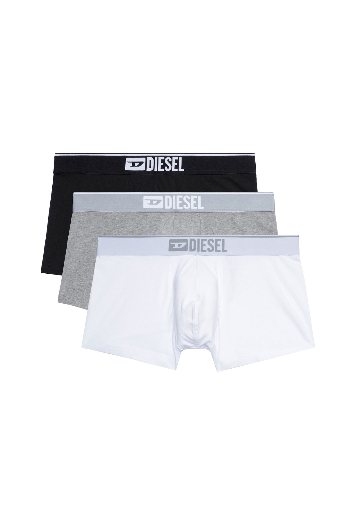 Diesel Boxer Brief Multi Triple Pack | White/Black/Grey – LIFE FOR MEN