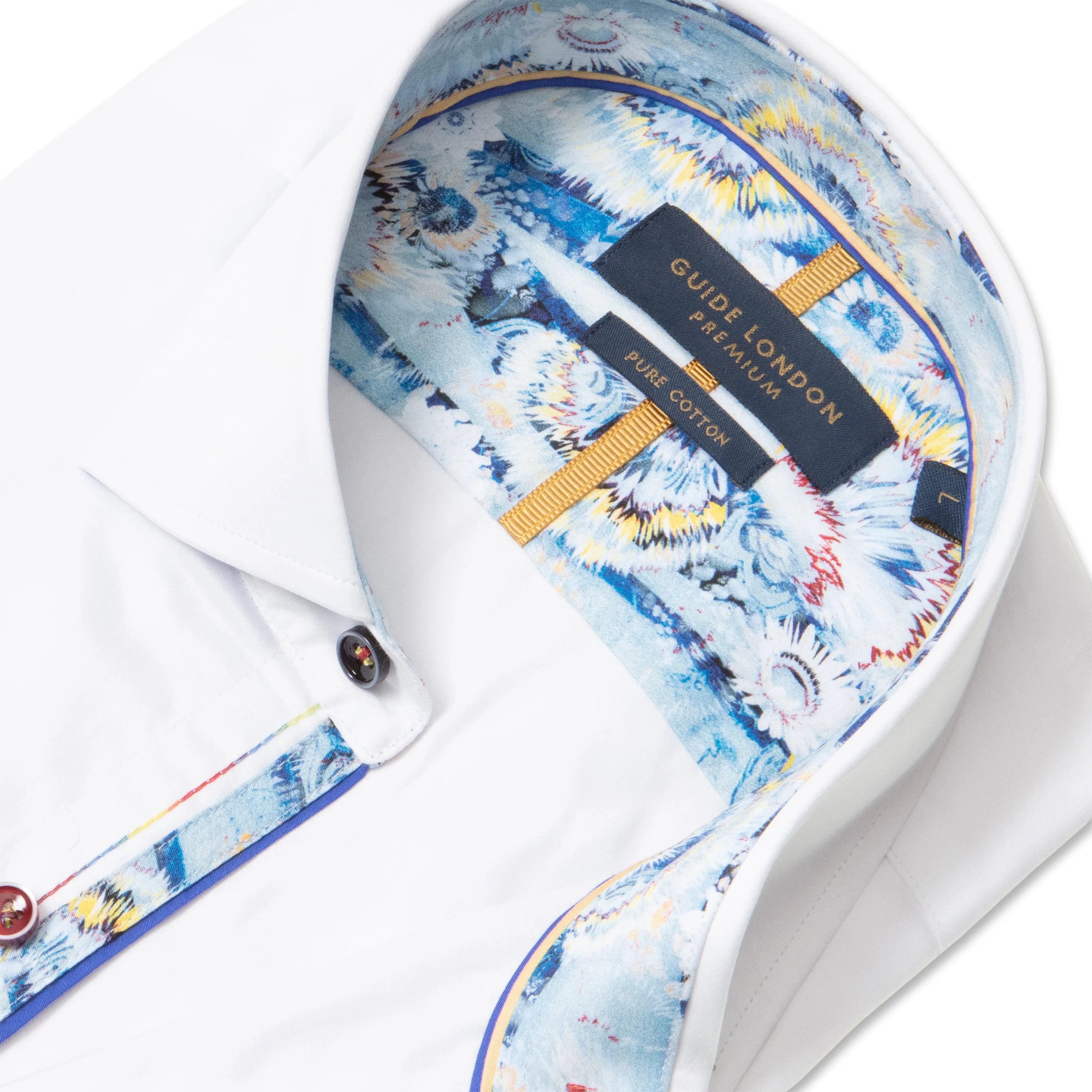 Guide London Sateen Short Sleeve Shirt | White – LIFE FOR MEN